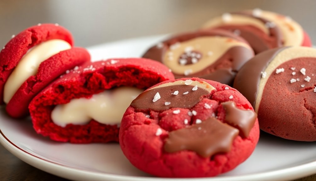 Sweet Surprise: Inside Out Red Velvet Cookies and Half and Half Cookies ...