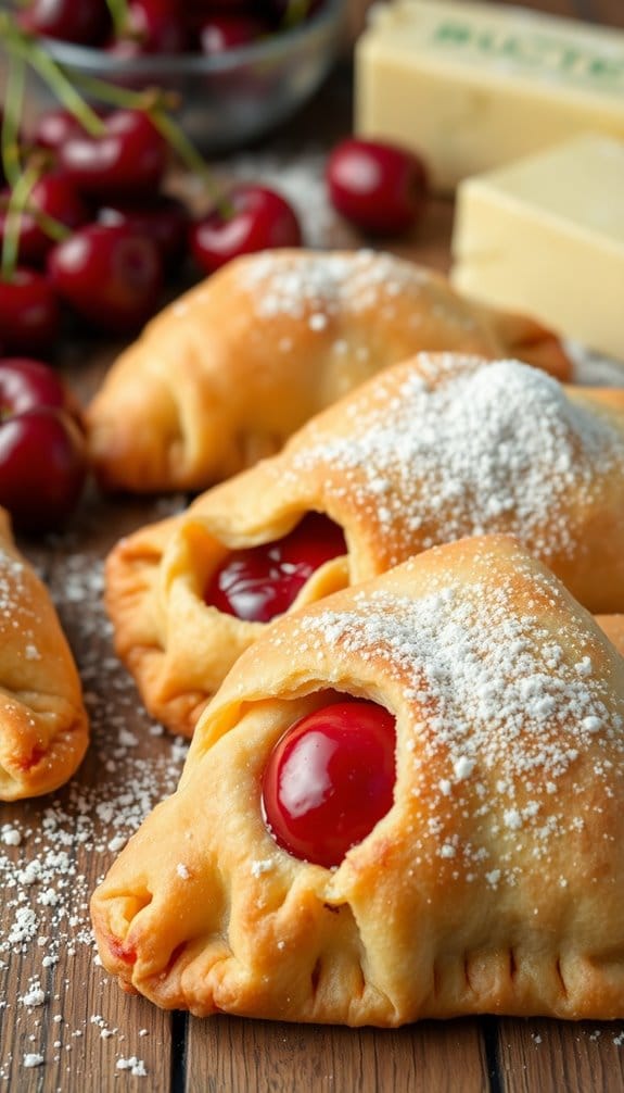 How to Make Perfect Cherry Turnovers: Flaky Pastry in Minutes - Dessert ...